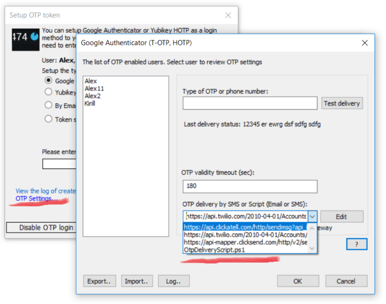 Secure 2-factor authentication for Remote Desktop login by OTP codes ...